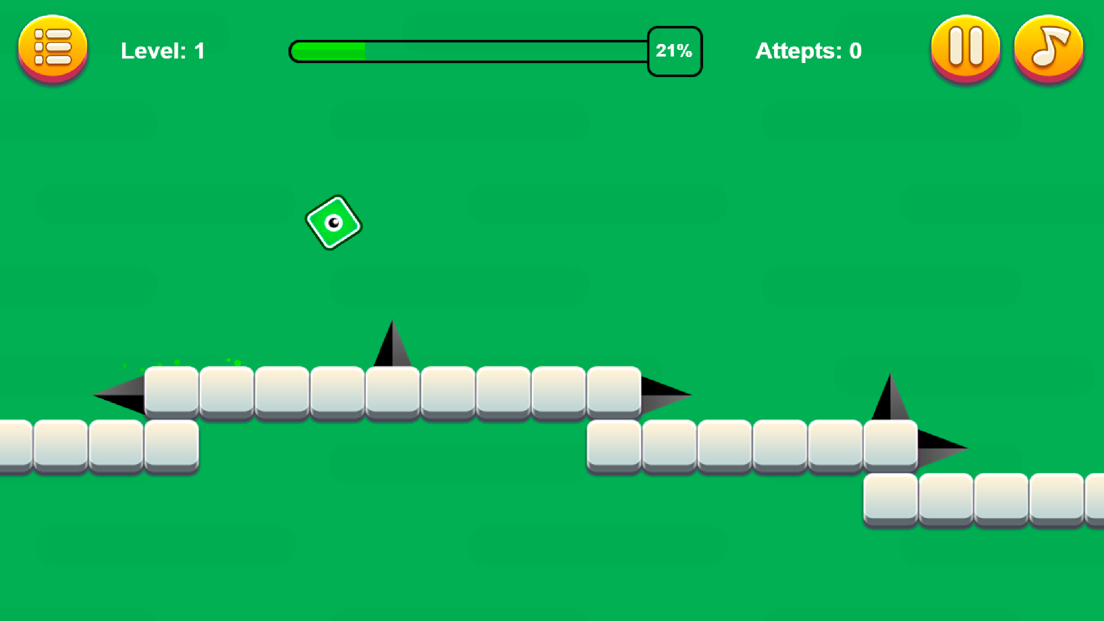 Amazing Cube Adventure - HTML5 Game + Mobile Version! (Construct-2 CAPX) by HTML5-Games